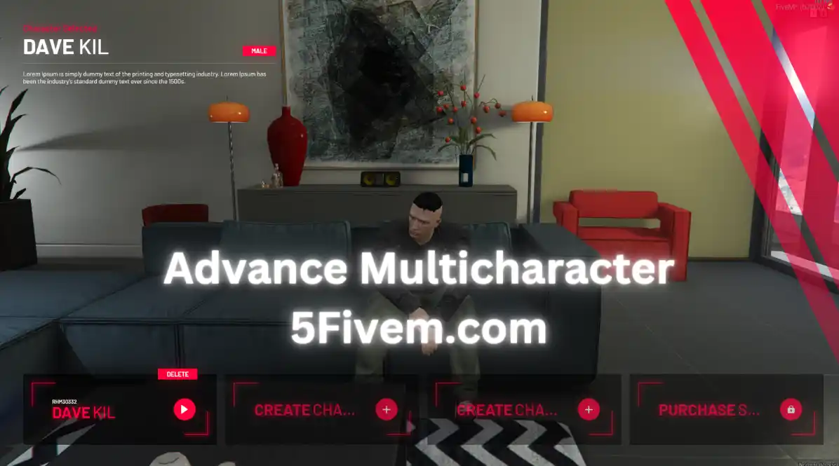 Advance Multicharacter FiveM [ESX & QB] - Best RedM Full Server for Red ...